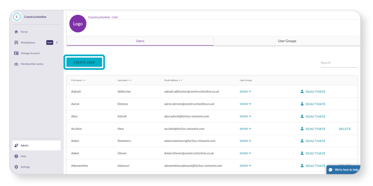 Platform Cheat Sheet - Constructionline Simple fixes