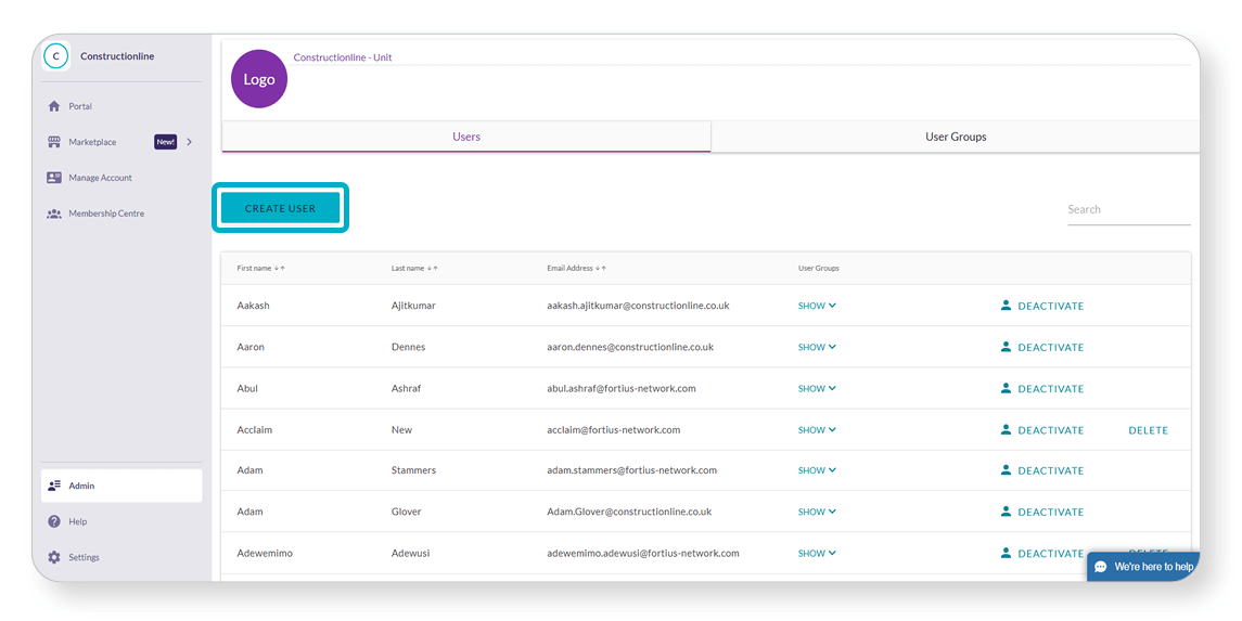 Platform Cheat Sheet - Constructionline Simple fixes