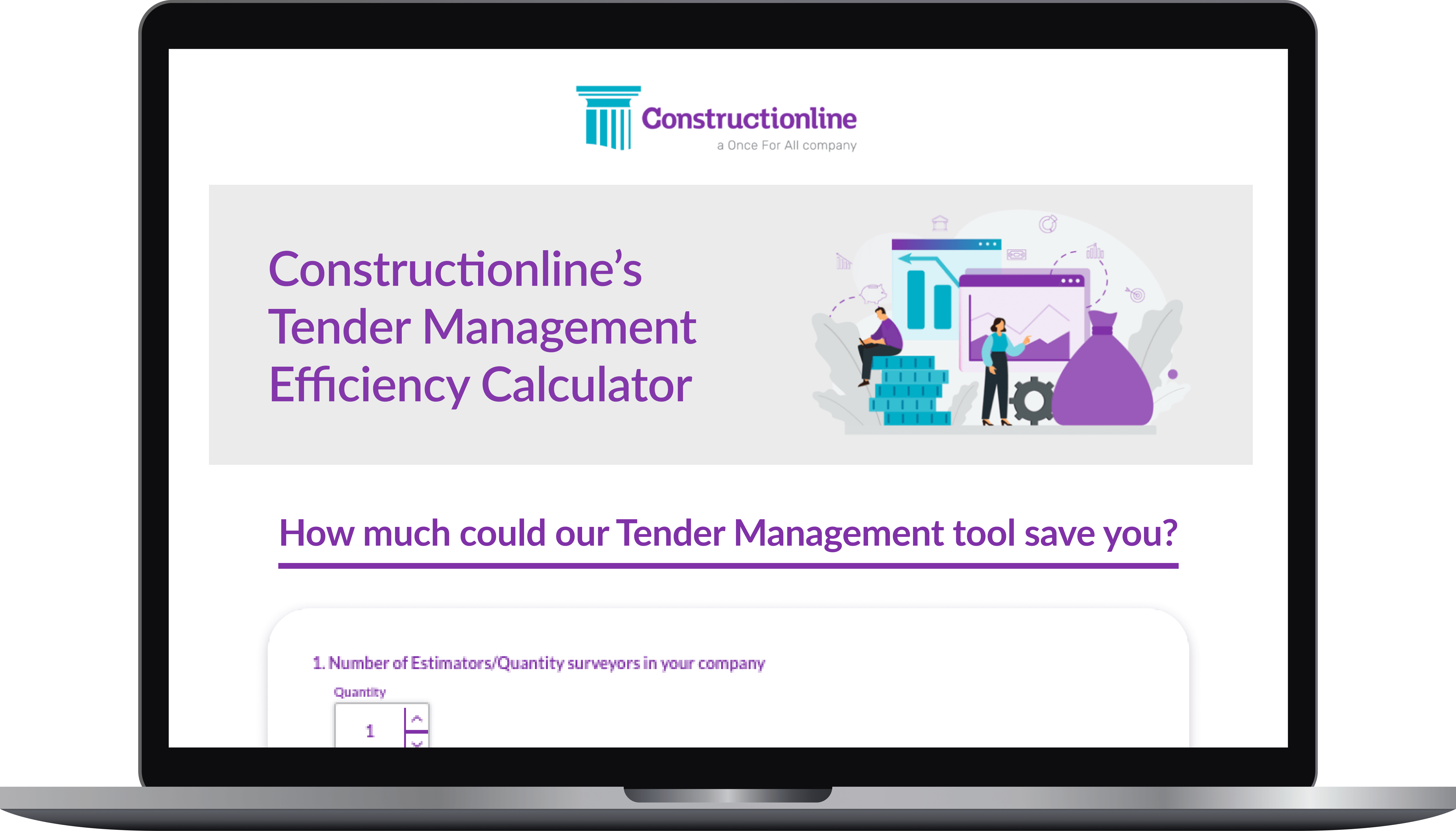 Tender Management Tool Efficiency Calculator | Constructionline