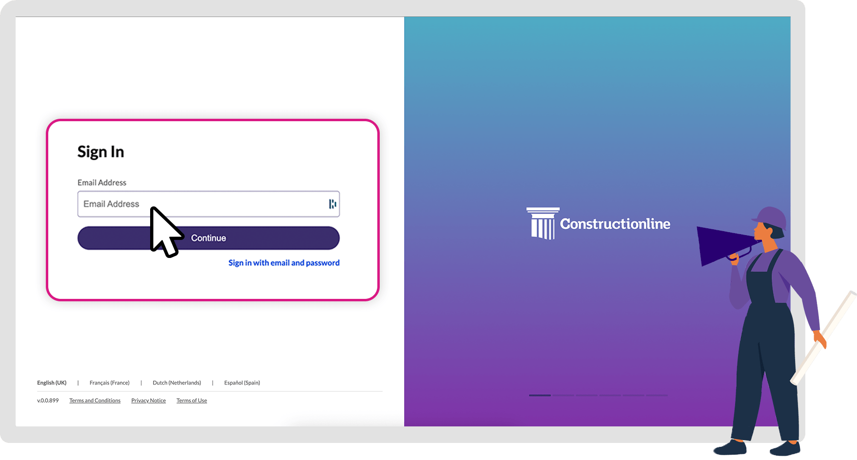 Making your first search & saving it | Constructionline