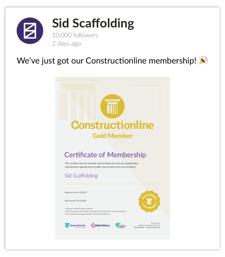 10 ways to showcase your Constructionline membership – Blogs ...