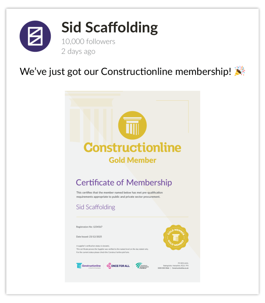 10 ways to showcase your Constructionline membership – Blogs ...